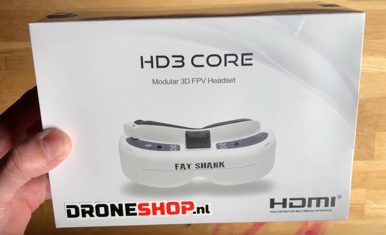 Fat Shark HD3 Unboxing and True-D installation – vDrone