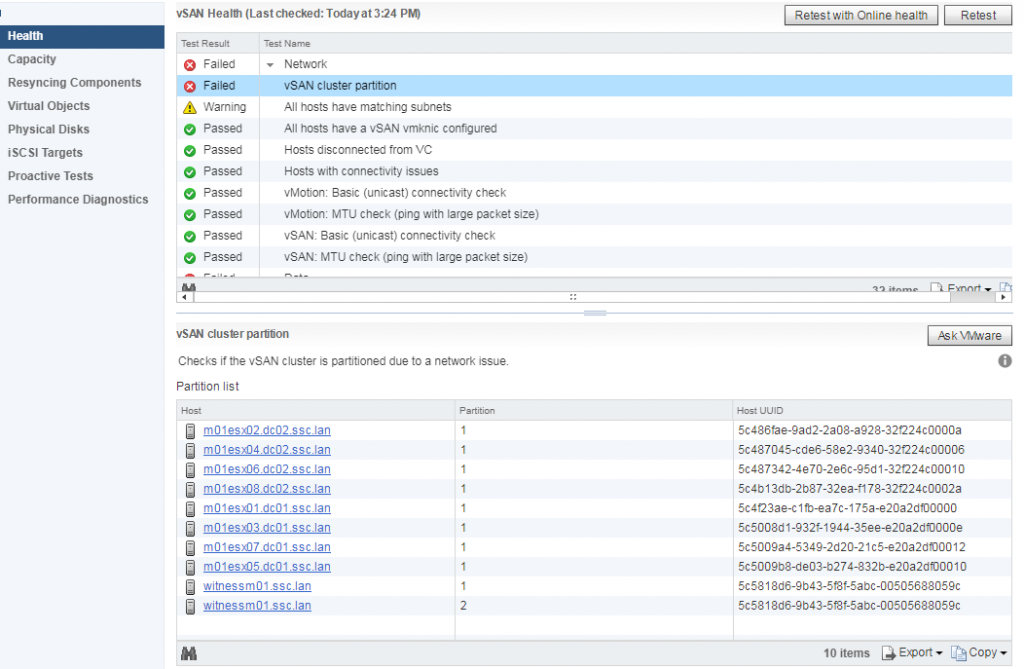 Troubleshooting vSAN Witness Node Isolation – vDrone