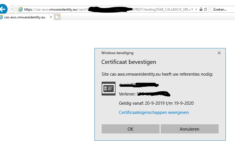 Workspace ONE Access (Identity Manager) SAAS and Certificate (Cloud ...